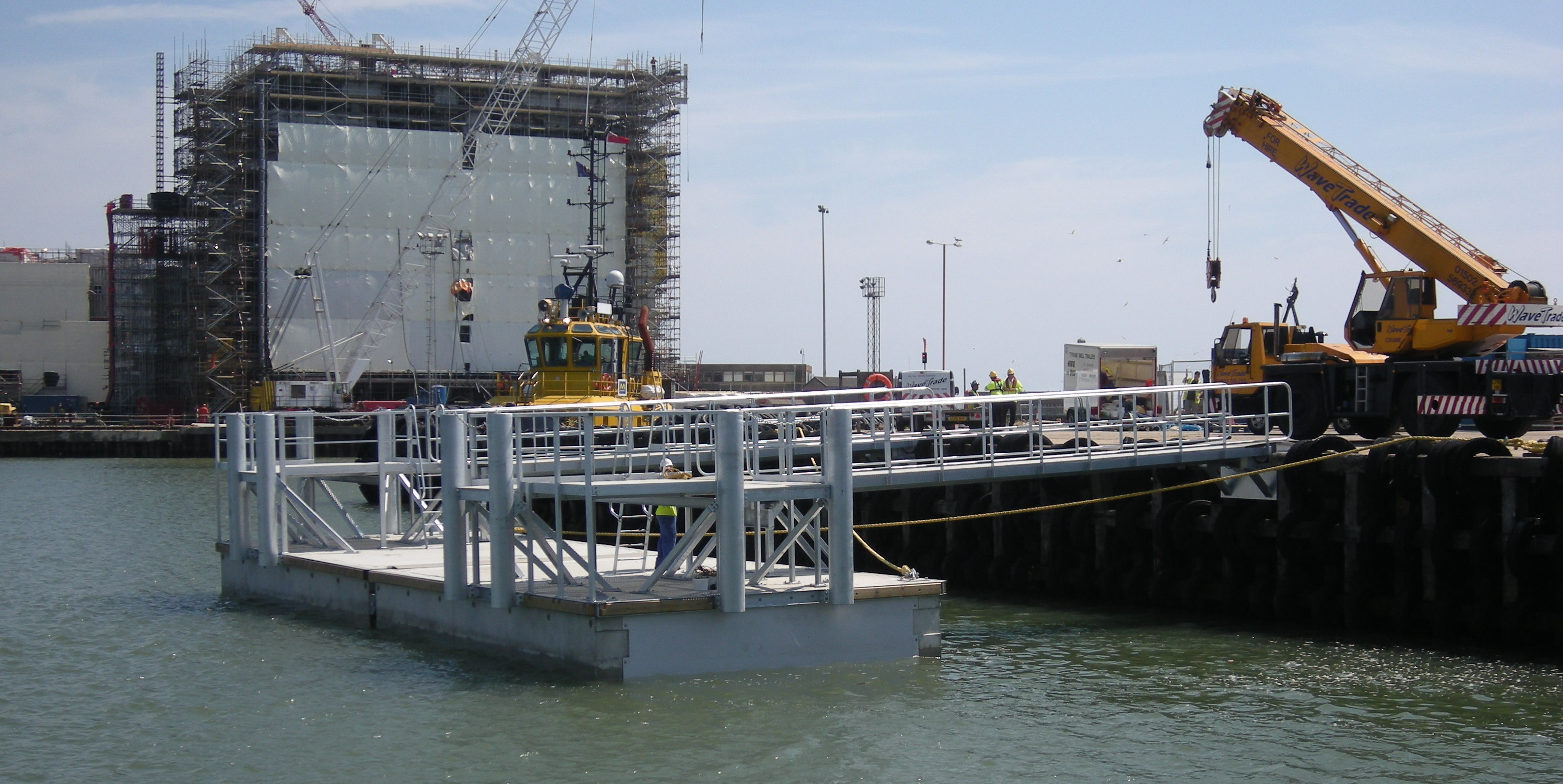 Lowestoft Windcat Pontoon completed - Beckett Rankine