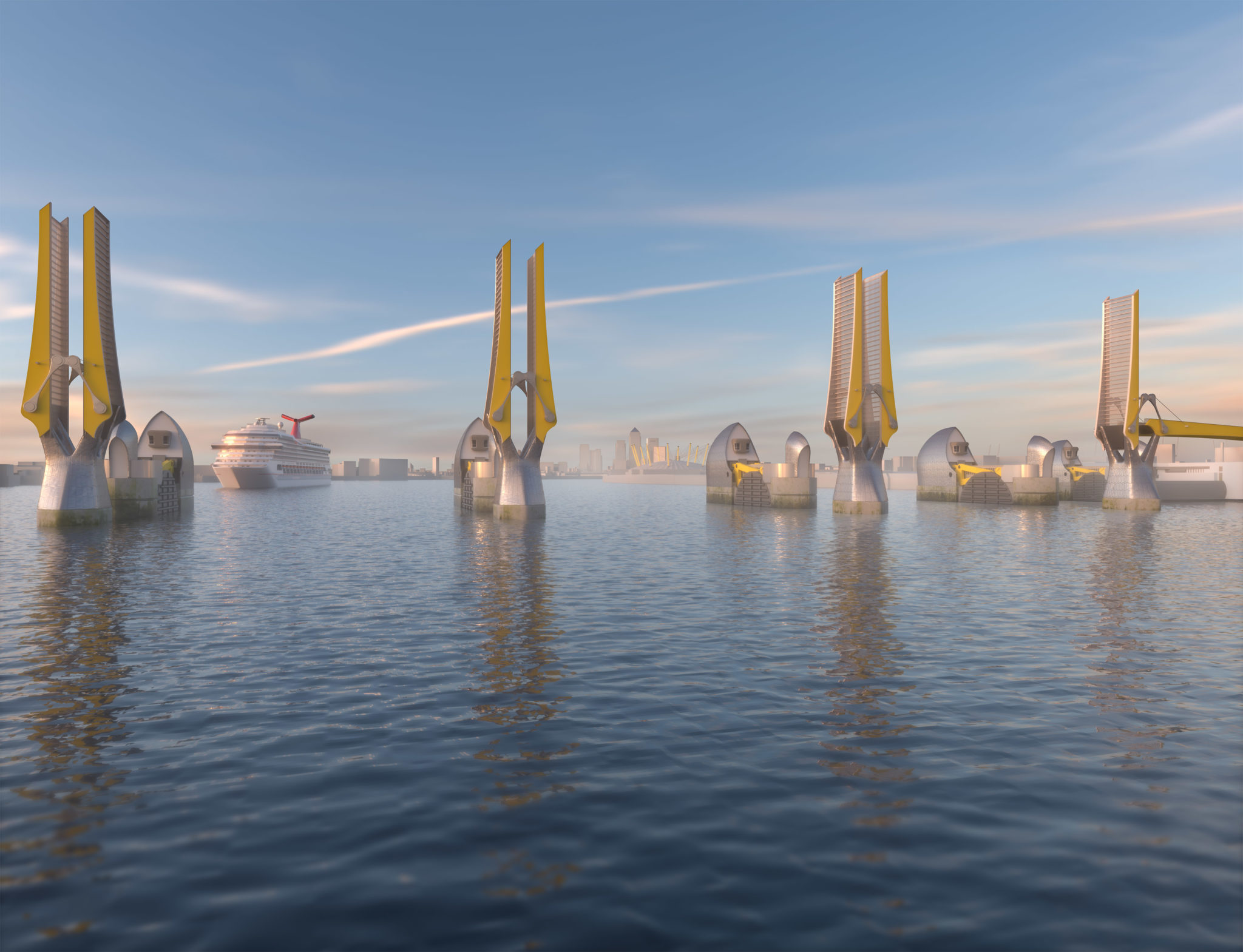 Thames Barrier Bridge - Beckett Rankine